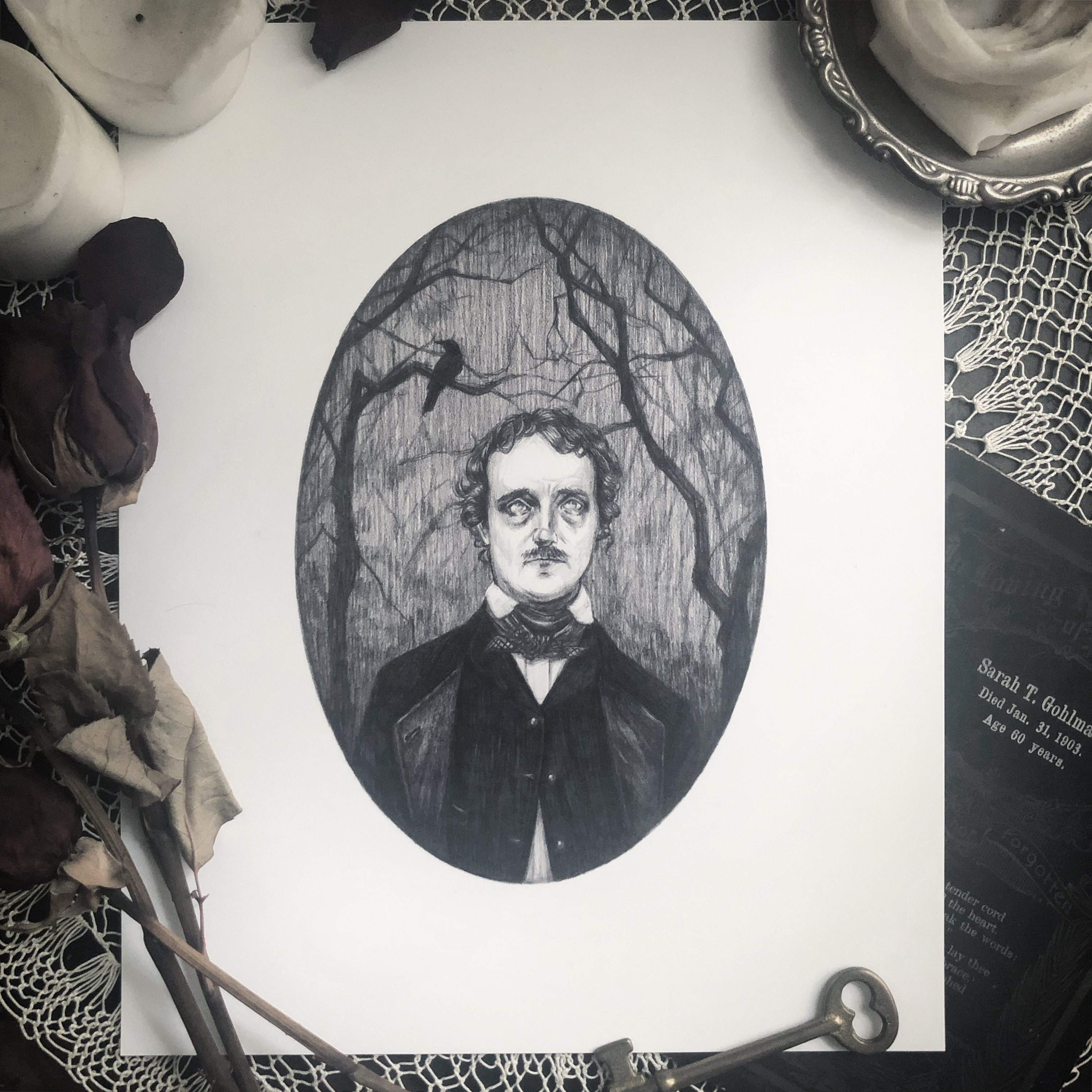 Gothic Authors – Caitlin McCarthy Art
