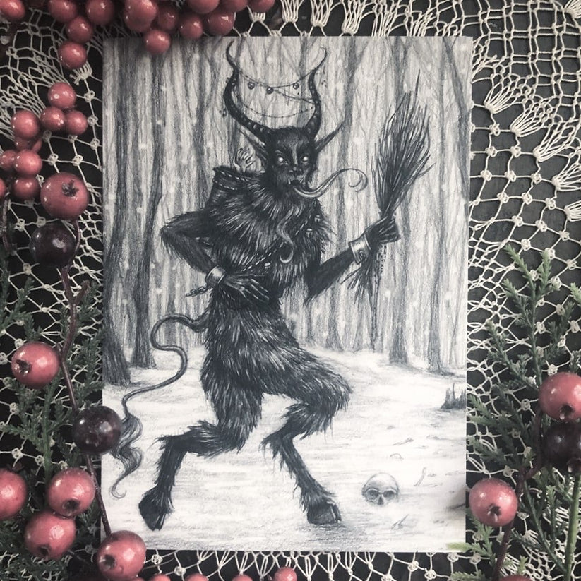 Krampus - Holiday Card – Caitlin McCarthy Art